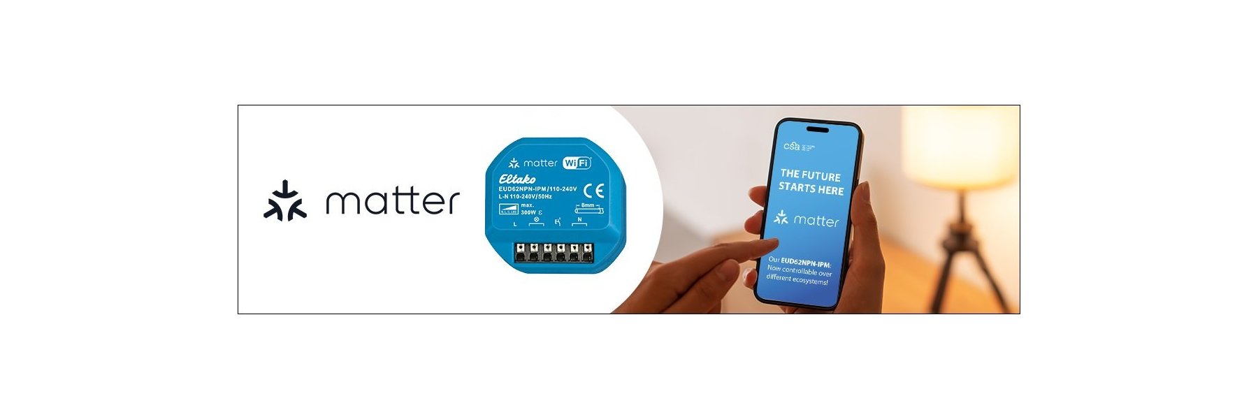 EUD62NPN-IPM/110-240V Dimmer Matter zertifiziert! Jetzt am Lager!