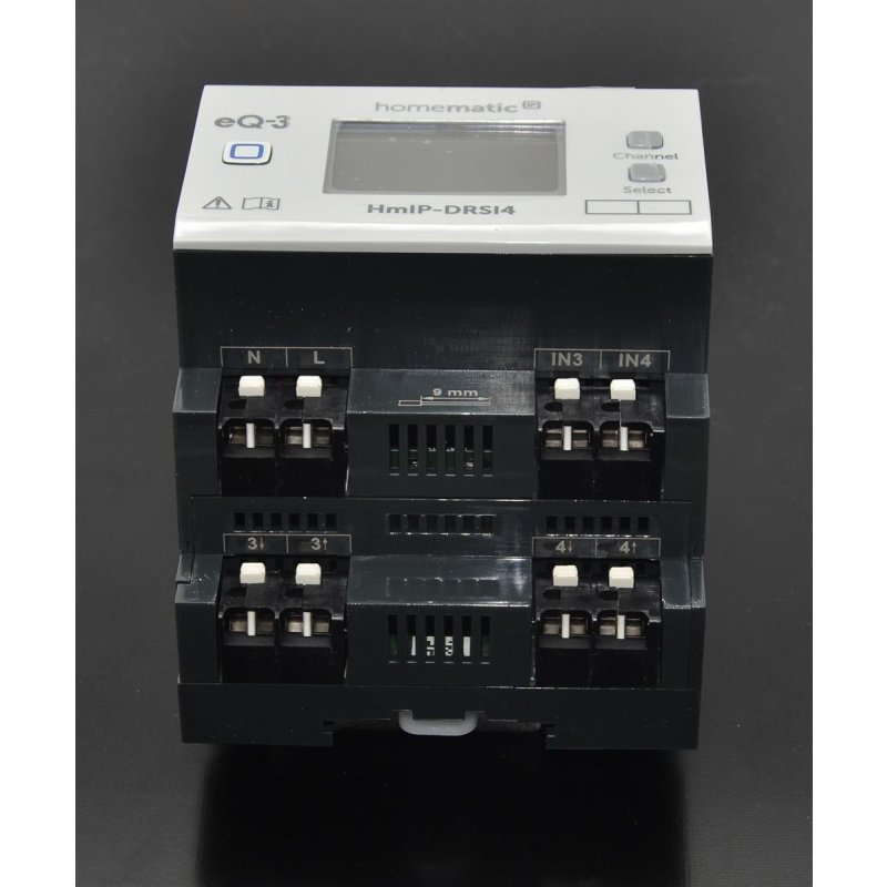 Homematic IP Schaltaktor für Hutschienenmontage 4-fach HmIP-DRSI4, VD ...