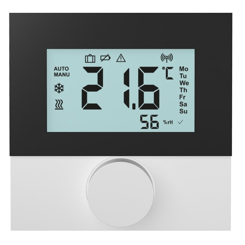 Alpha Smartware RBG LCD Design - Wandthermostat RDS61011-N1, 70,50